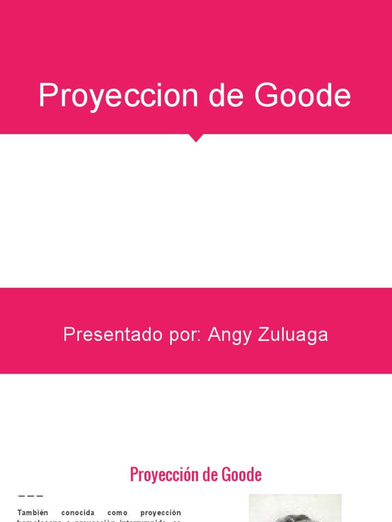 Proyeccion de Goode | PDF | Mapa | Cartografía