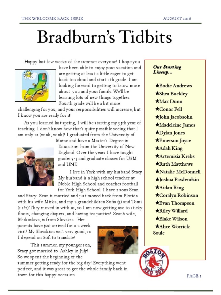 Bradburn's Tidbits | PDF