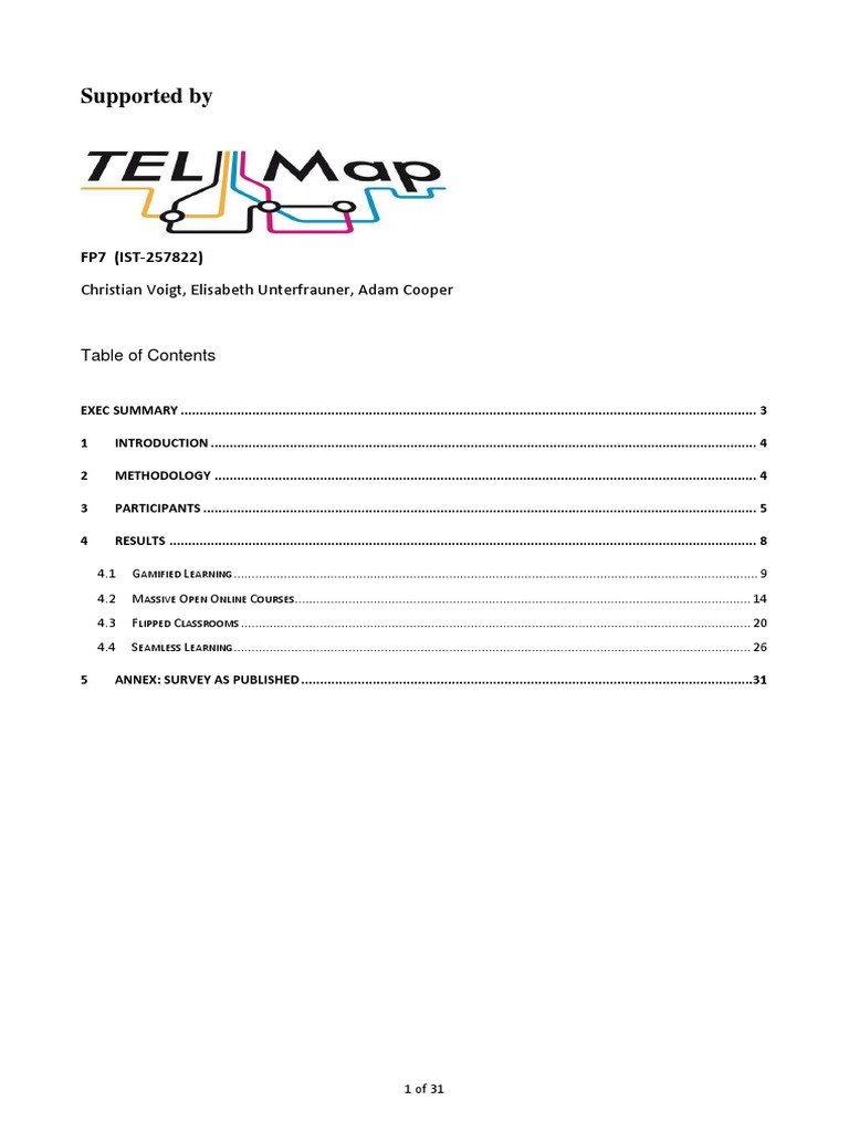 Telmap - Surveying Innovative Learning P PDF | PDF | Massive Open ...