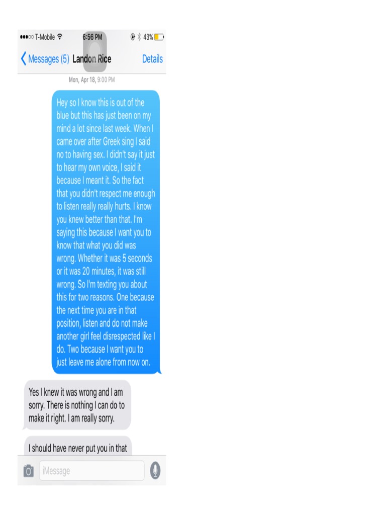 Rice Text Messages - Redacted | PDF