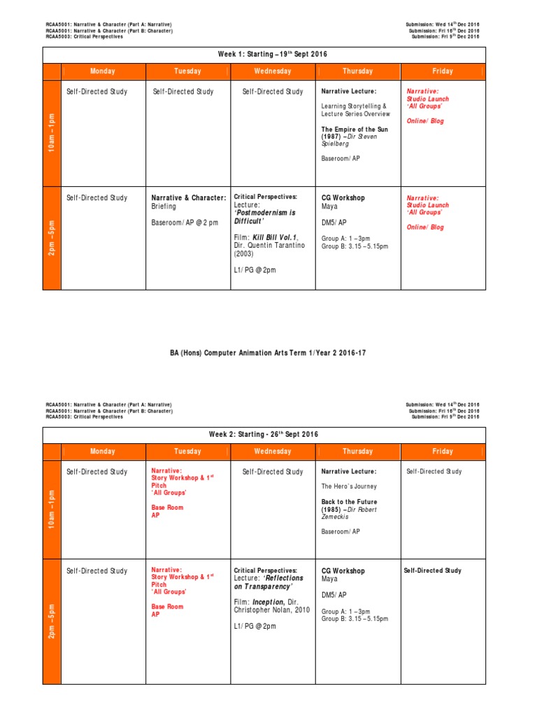 CAA 2 Term 1 2016-17 - Update | PDF