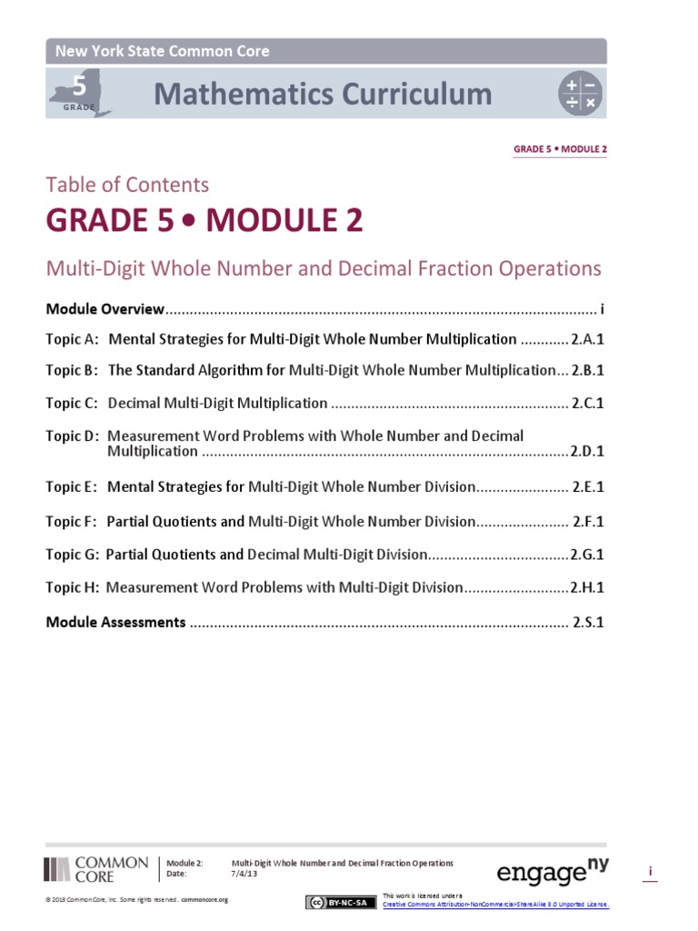 Math g5 m2 Full Module | PDF | Division (Mathematics) | Fraction ...