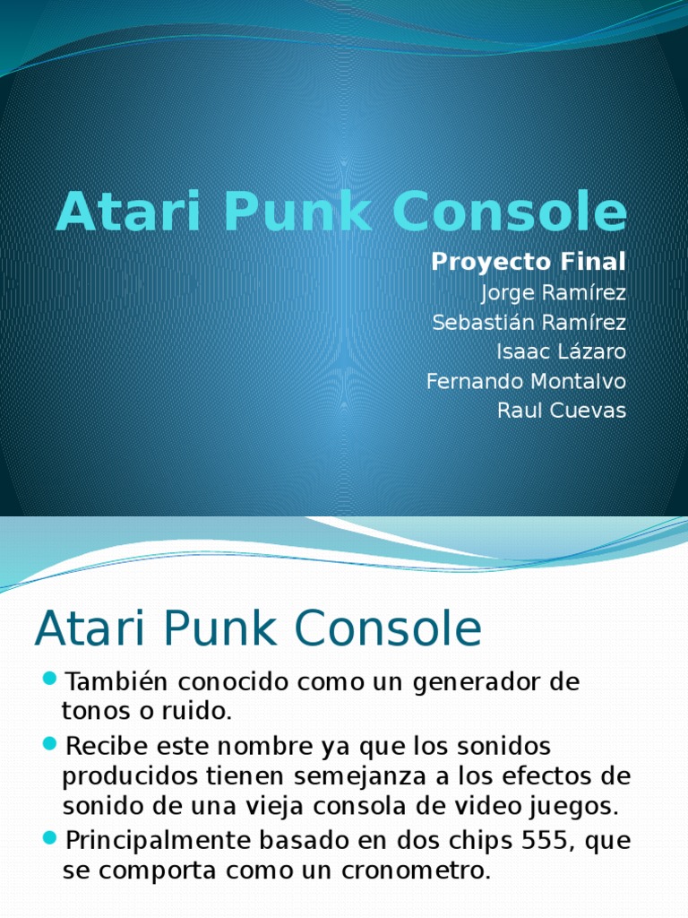 Atari Punk Console | PDF | voltaje | Generador eléctrico