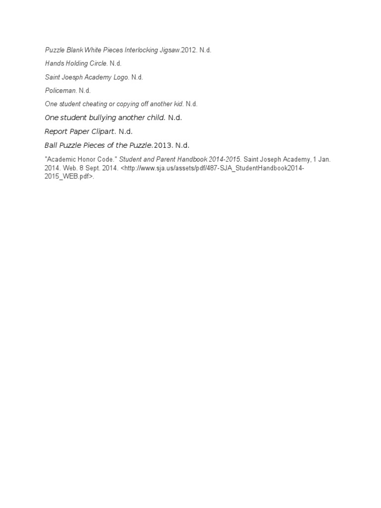 Honor Pledge Citations | PDF