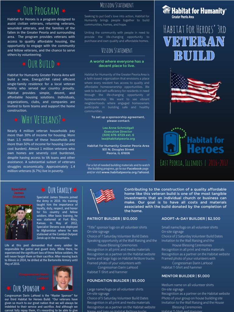 Veteran Build Brochure - Anas Edit | PDF | Affordable Housing | Armed ...