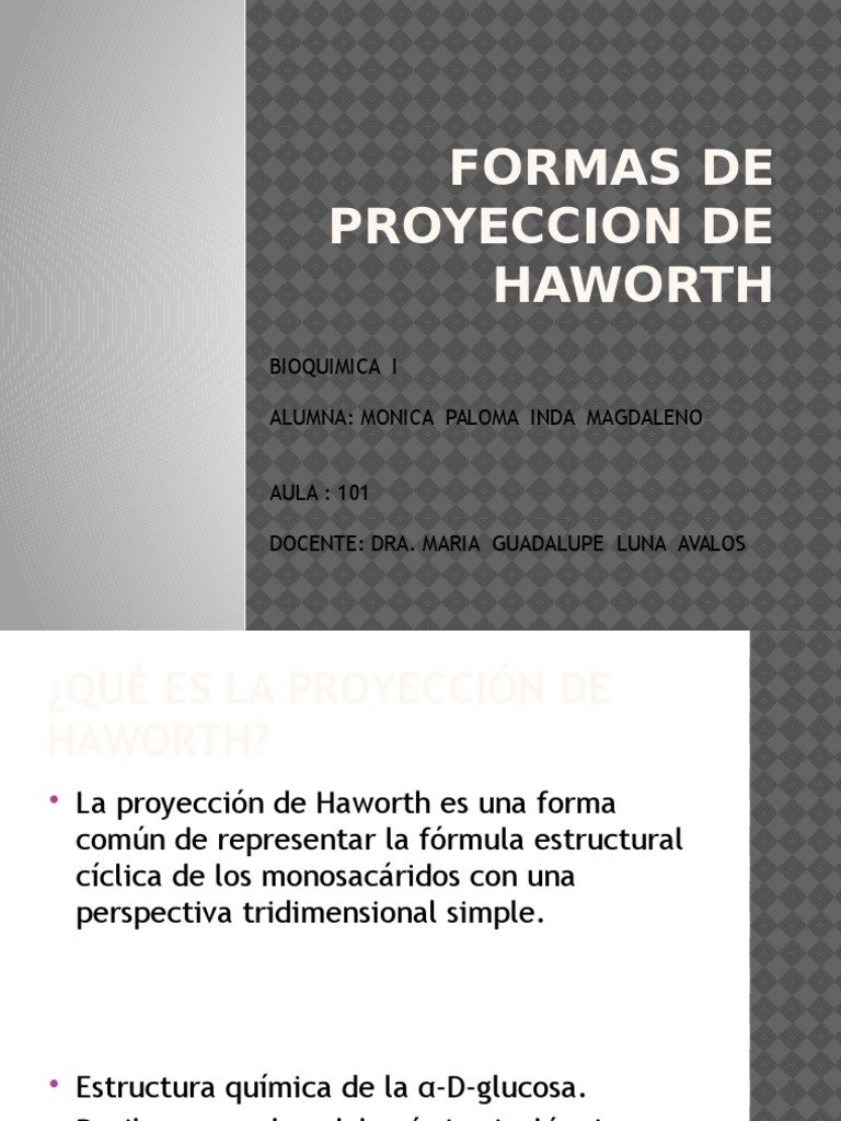 Formas de Proyeccion de Haworth | PDF
