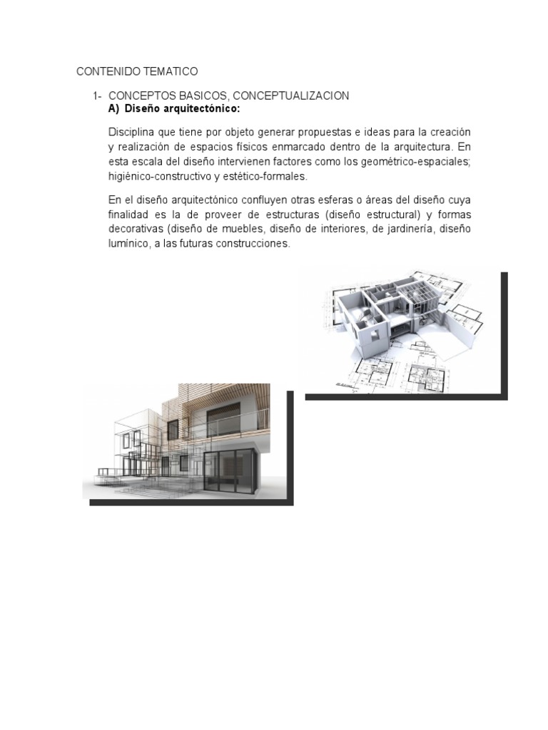 Contenido Tematico Diseño | PDF | Metodología | Diseño