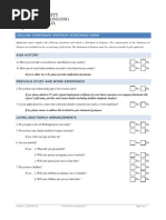 Genuine Temporary Entrant (GTE) Questionnaire: Applicant Details | PDF ...