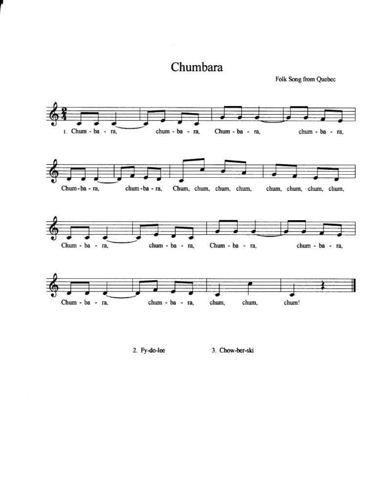 Chumbara | PDF | Musical Forms | Entertainment