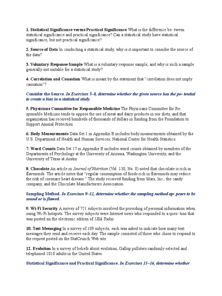 Essentials To Statistics 5th Edition | PDF | Opinion Poll | Statistics