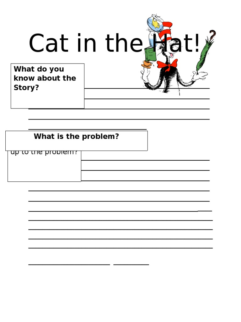 Analyzing "The Cat in the Hat" | PDF | Games & Activities