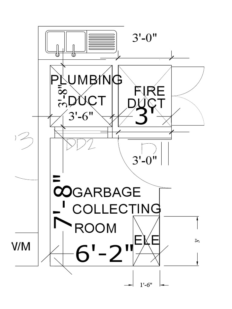 Duct Plumbing Fire Duct: Garbage Collecting Room | PDF