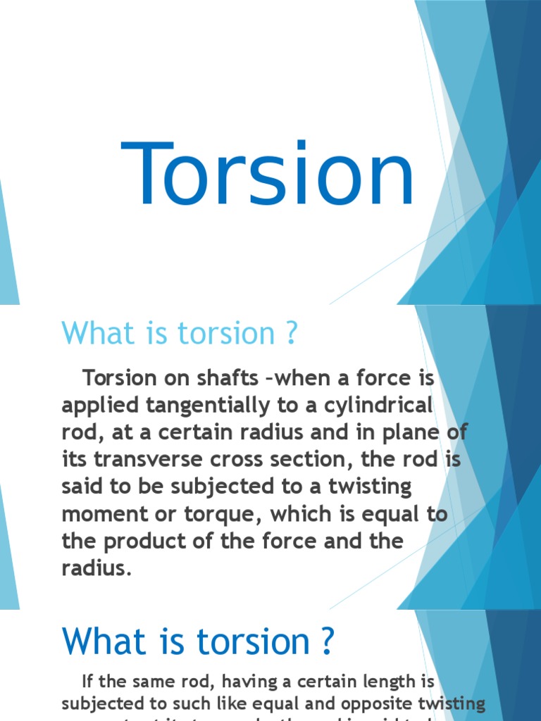 Torsional Stress | PDF | Torque | Classical Mechanics