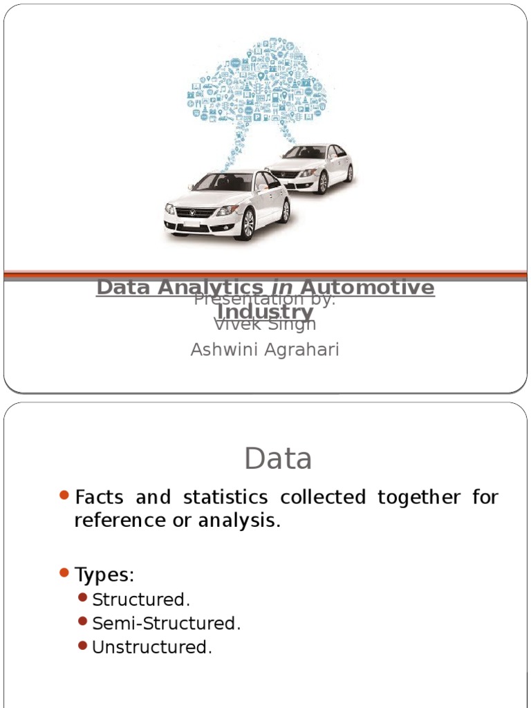 Data Analytics in Automotive Industry | PDF