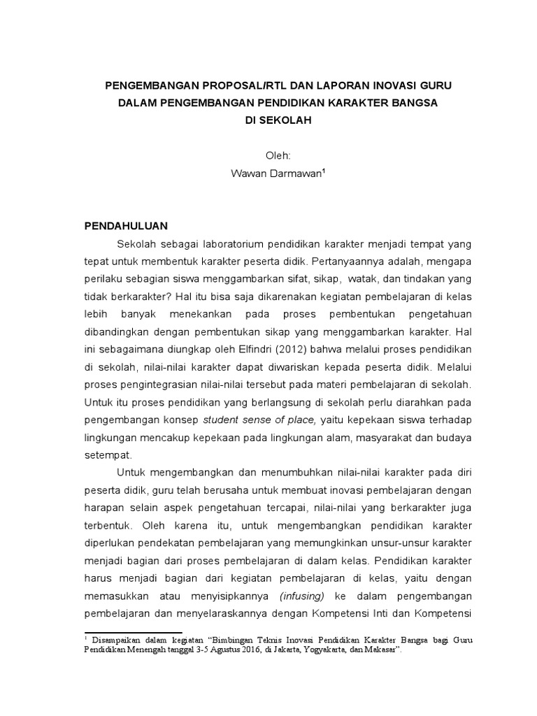 Proposal Dan RTL Kerbang Wawan Darmawan | PDF