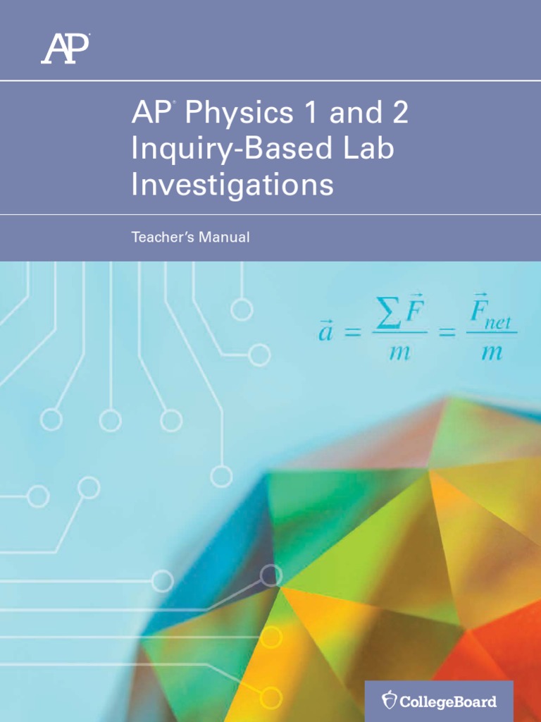 AP Physics Inquiry Based Lab Manual | Download Free PDF | Inquiry Based ...