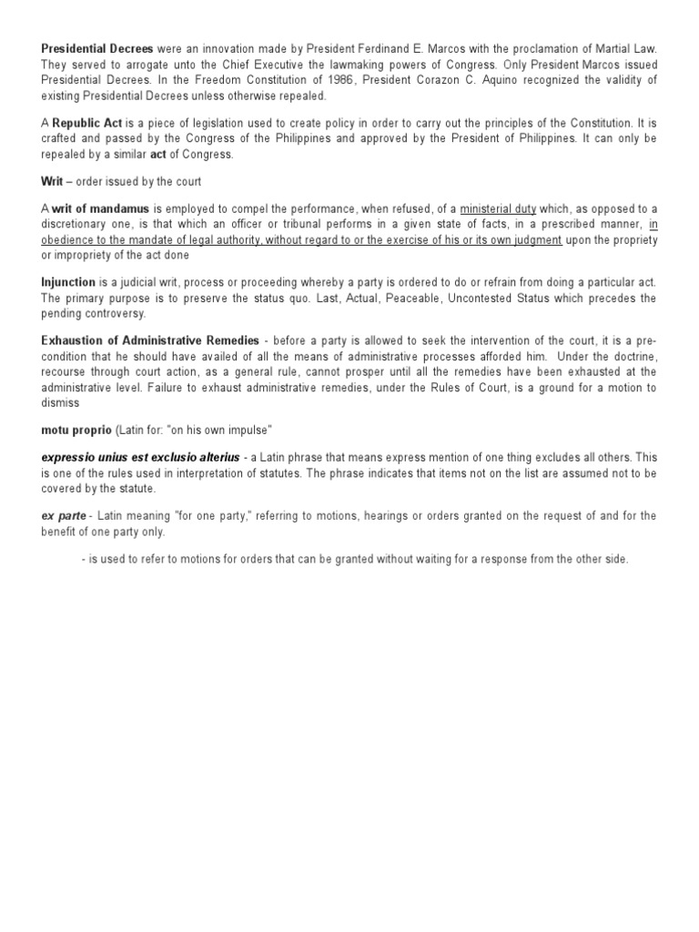 Expressio Unius Est Exclusio Alterius | PDF