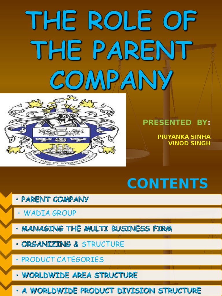 The Role of The Parent Company | PDF | Mumbai | Business