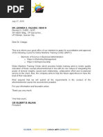 EDPM SBA Circular Letter | PDF