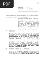 Escrito Solicitando Reprogramación - Policial | PDF | Política | Derecho