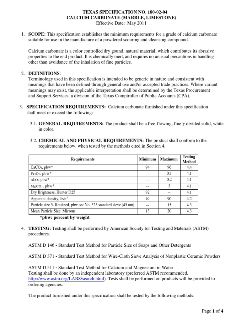 Marble Specification | PDF | Specification (Technical Standard) | Nature