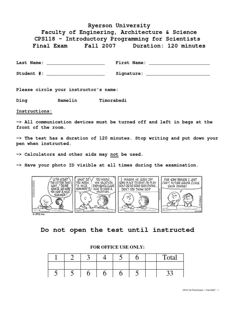 Final Fall2007 | PDF | Letter Case | Computer Programming