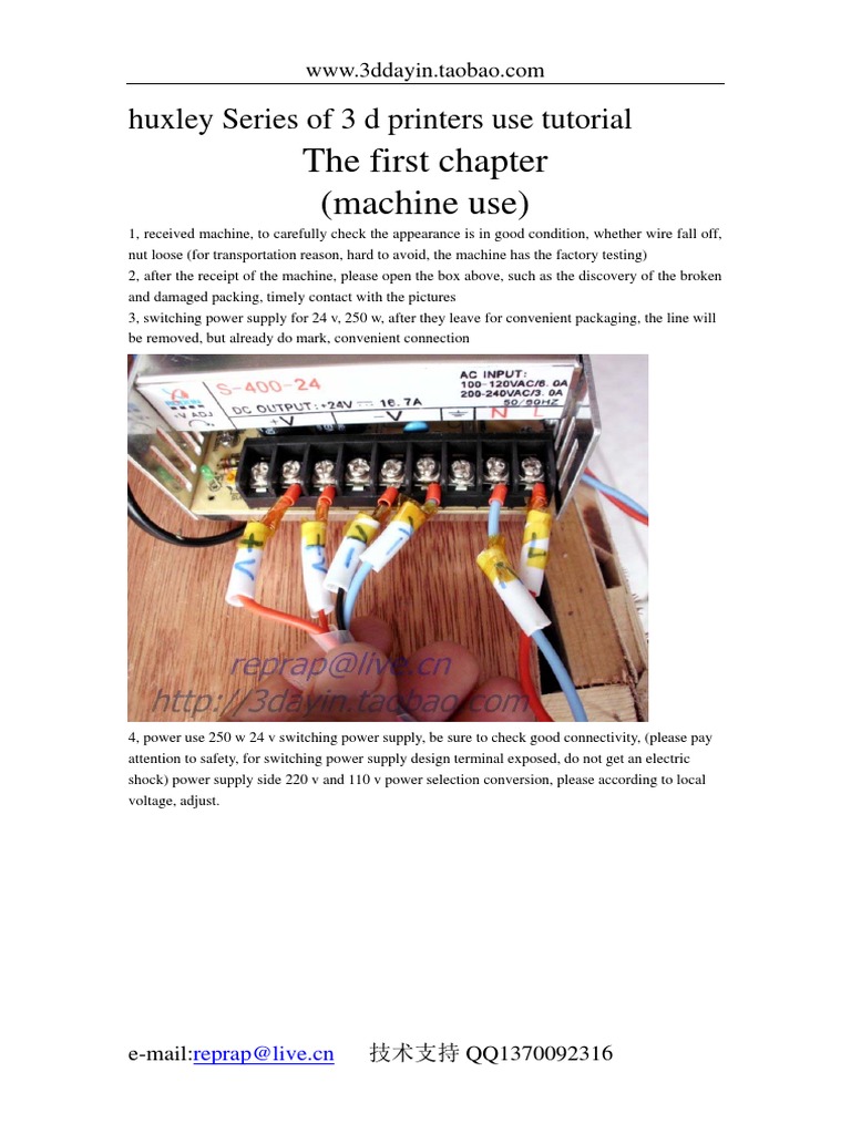 How To Use Printer Tutorial | PDF | Power Supply | Email