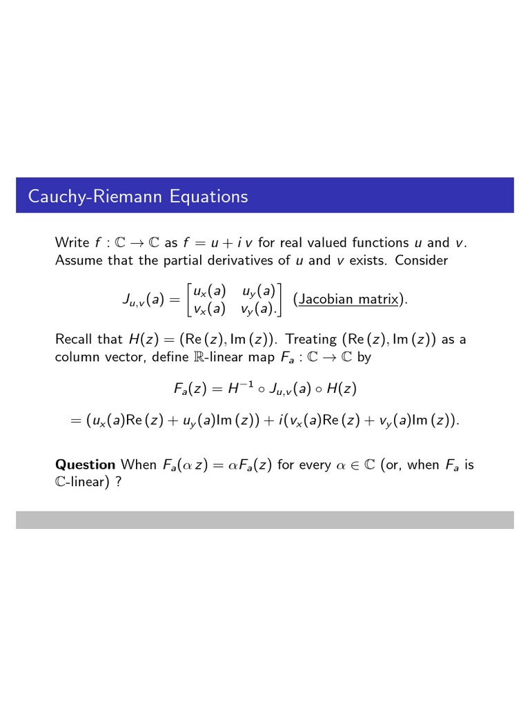 Introduction To Complex Analysis | PDF