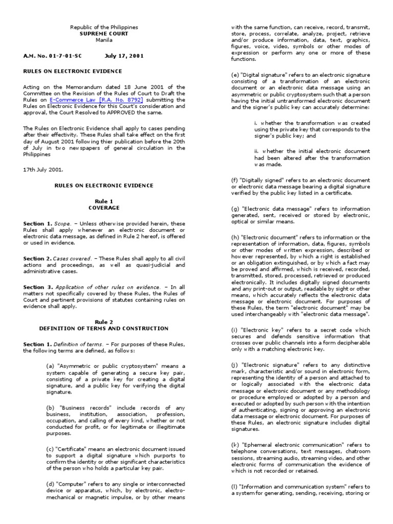 Electronic Evidence | PDF | Affidavit | Authentication