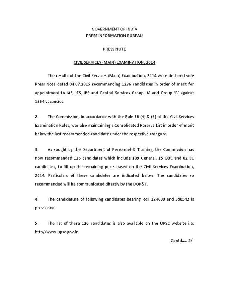 csm14 Reserve List English PDF | PDF | Civil Service | Government ...