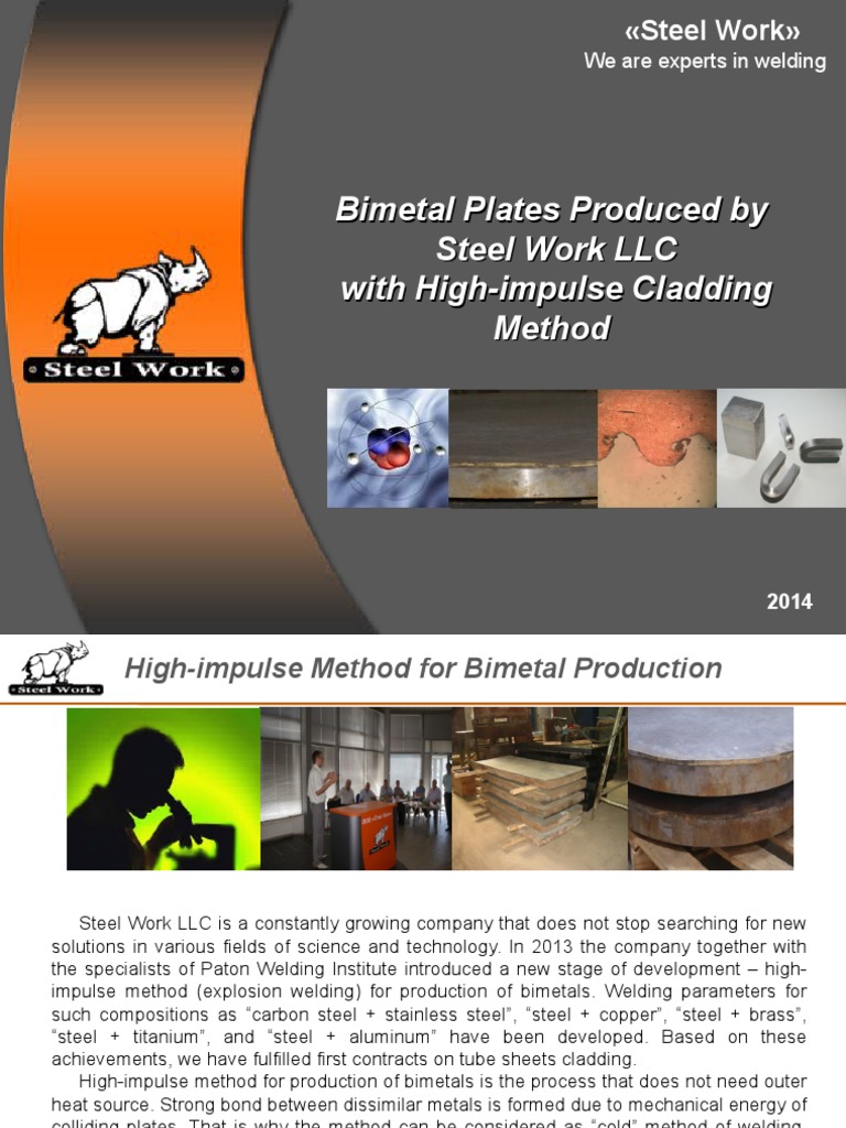 Presentation Explosive Welding (Ew) | PDF | Structural Steel | Welding