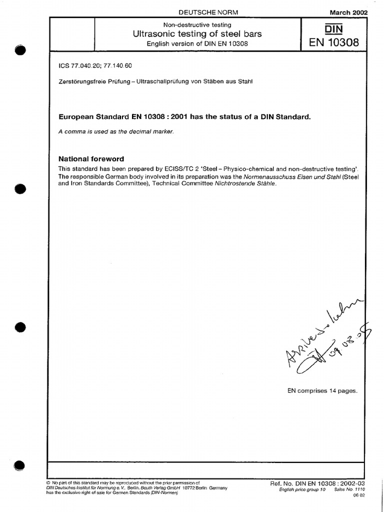 EN 10308-2002 Non-destructive-Testing-Ultrasonic-Testing-of-Steel-Bars ...