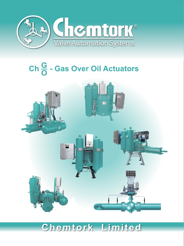 Chemtork Gas Over Oil Actuators | PDF