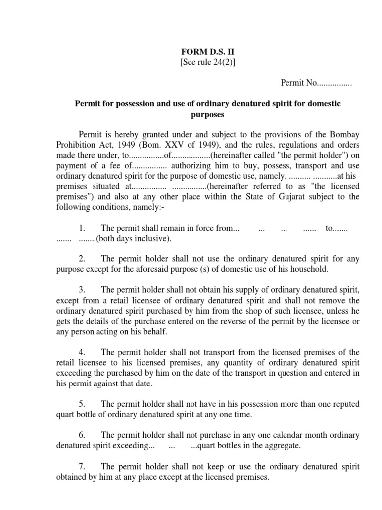 Form D.S. Ii | PDF | License | Social Institutions