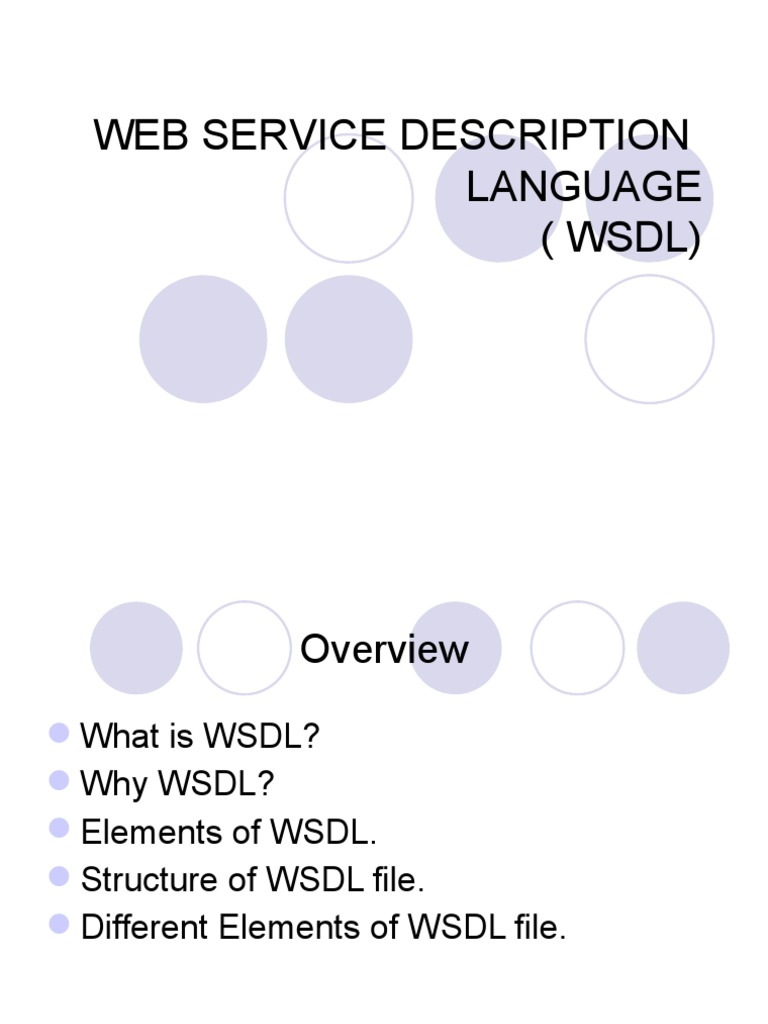Web Service Description Language (WSDL) | Download Free PDF | Xml Schema | Namespace