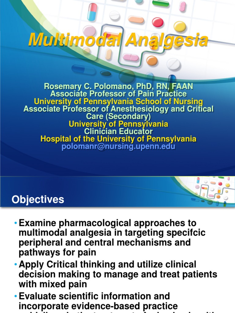 Multimodal Analgesia | Opioid | Analgesic