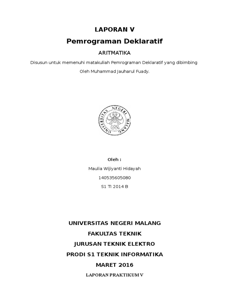 Laporan V Prolog | PDF