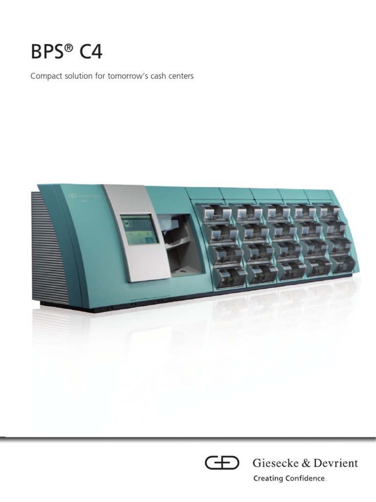 BPS C4: Compact Solution For Tomorrow S Cash Centers | PDF | Bit Rate ...