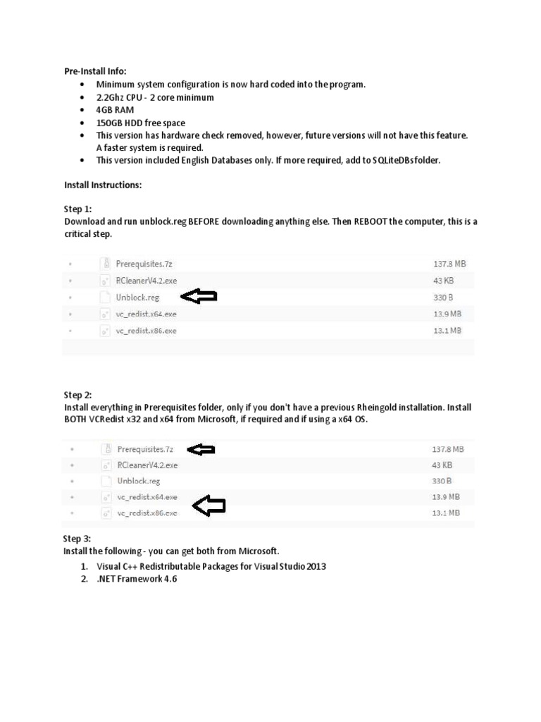 ISTA4 Install Instructions PDF | PDF | Microsoft Windows | Computer File