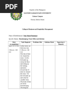 My OJT Journal Week 1 (WCPD) : Monday 7:00am - 5:00pm | PDF | Lifestyle