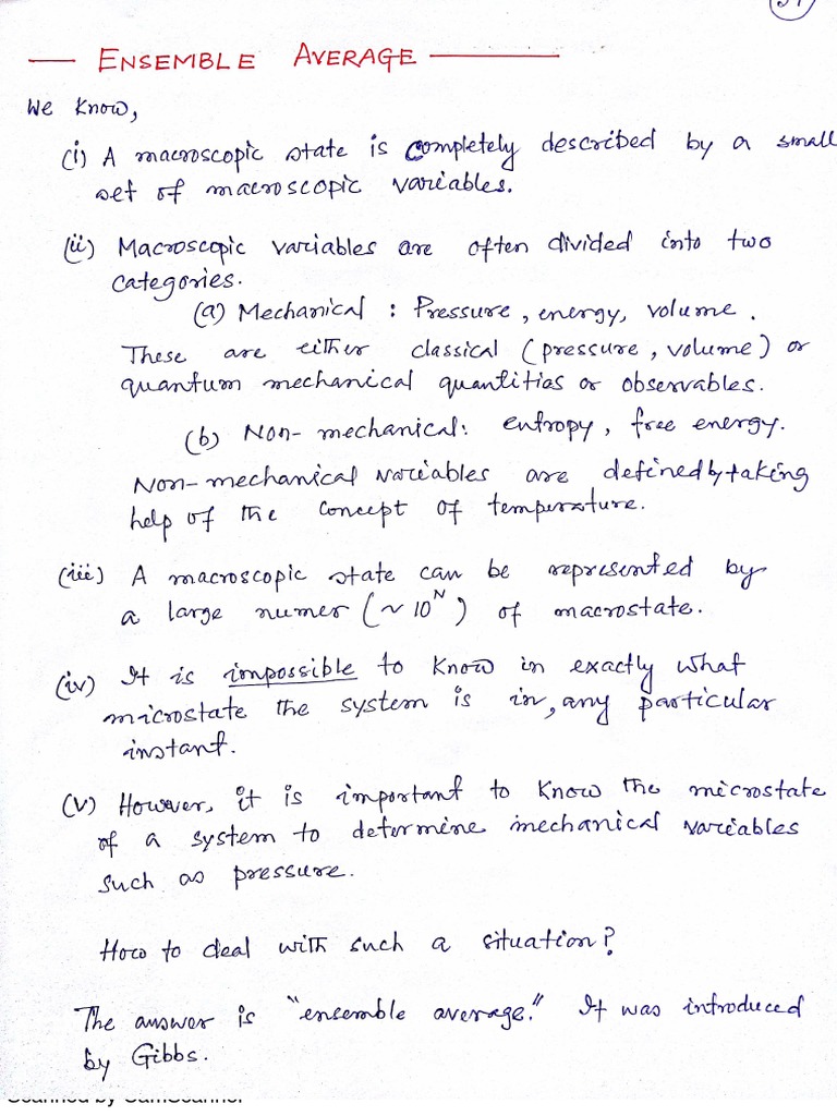 Statistical Mechanics - 2 | PDF