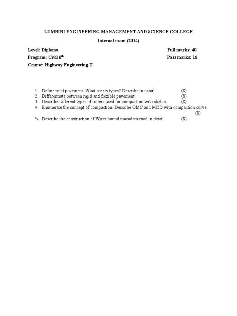 Highway Paper | PDF