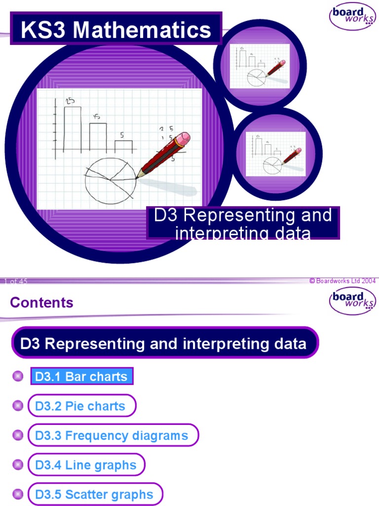 D3 Representing and Interpreting Data | PDF | Pie Chart | Chart