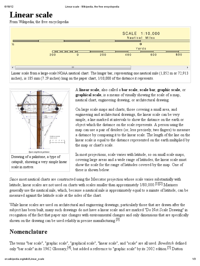 Linear Scale - Wikipedia, The Free Encyclopedia | PDF | Scientific ...
