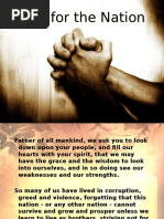 Prayer For Government Employees-Monday Convocation | PDF