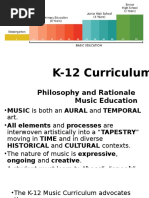 K-5 Music Curriculum | PDF | Singing | Sound