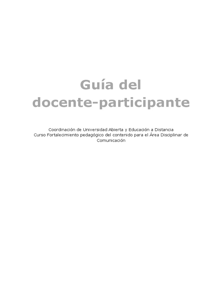 Guía Del Alumno - Cosdac | PDF | Foro de Internet | Moodle