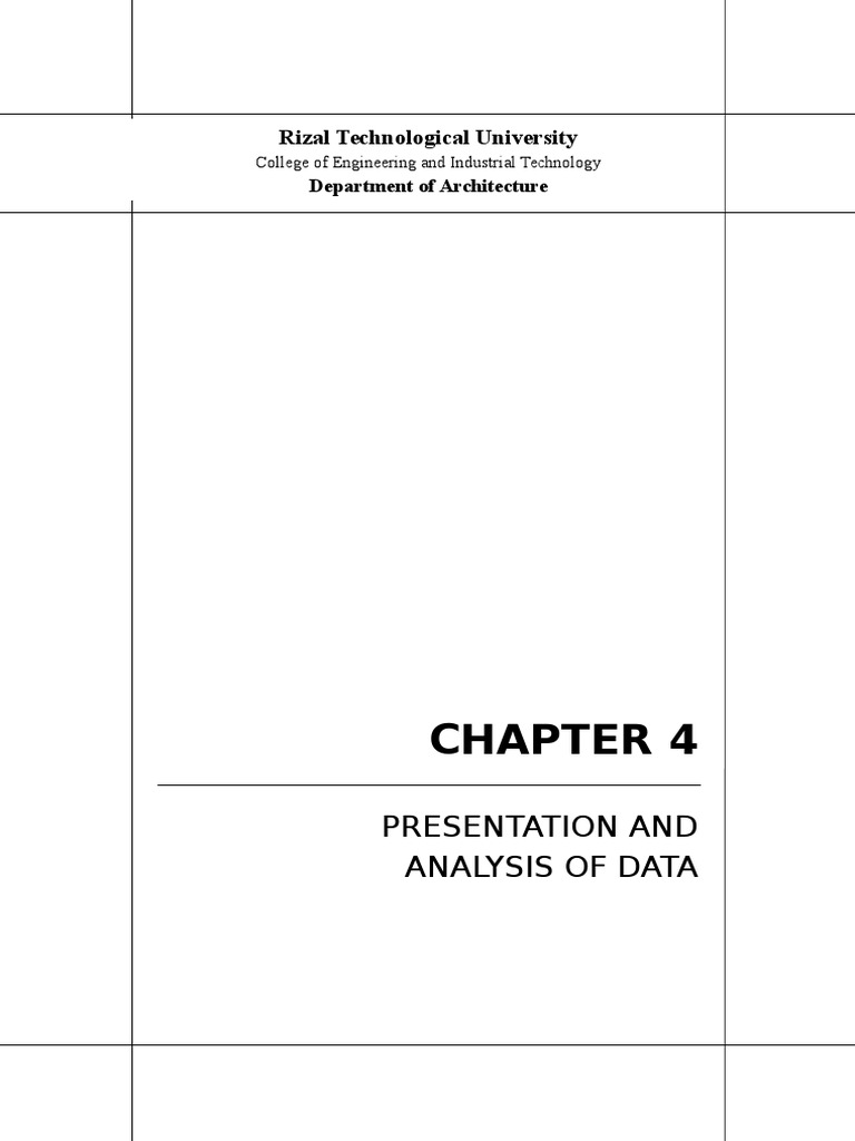Chapter 4 (Data Analysis) | PDF