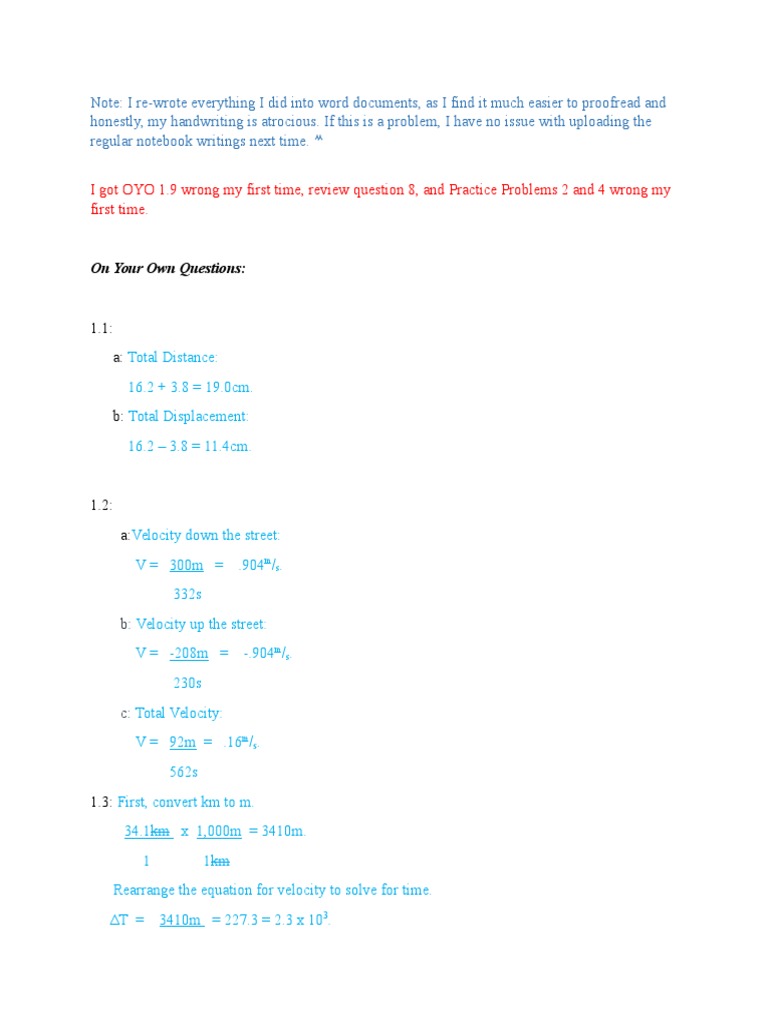 I Got OYO 1.9 Wrong My First Time, Review Question 8, and Practice ...