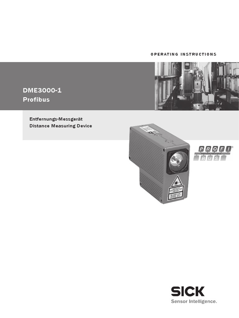 Sick Manual DME 3000-1 P | PDF | Parameter (Computer Programming) | Byte